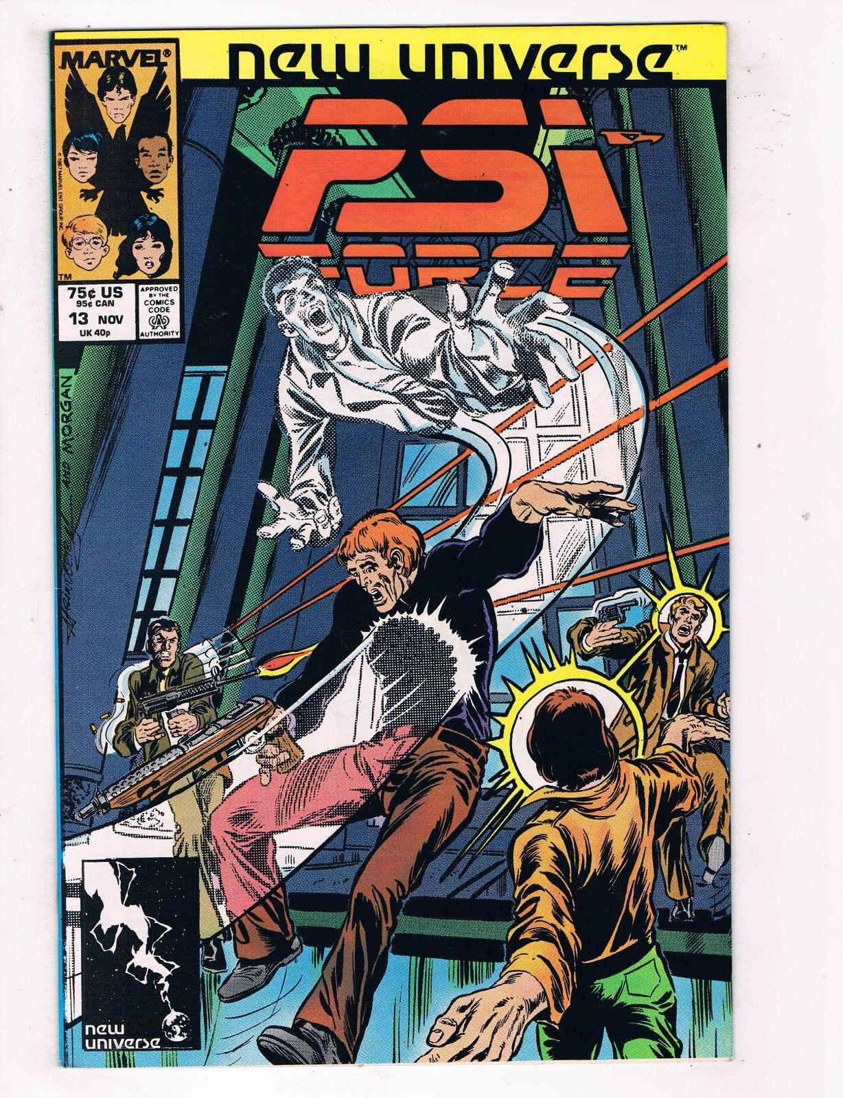 PSI Force #13 VF/NM Marvel Comics New Universe Comic Book Nov 1986 DE45 ...