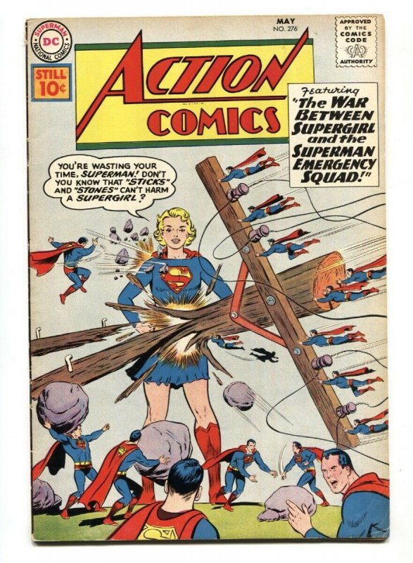 ACTION COMICS #276 comic book DC SUPERMAN 1961 1st Sun Boy | Comic ...