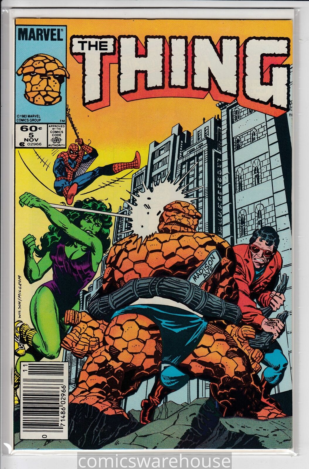 Thing (1983 Marvel) #5 VF+ A38541 | Comic Books - Modern Age, Thing ...