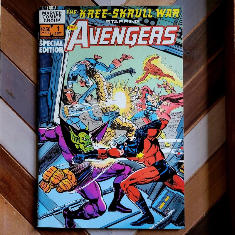 AVENGERS: The Kree-Skrull War #1-2 (Marvel 1983) Set of 2 NM/new ...