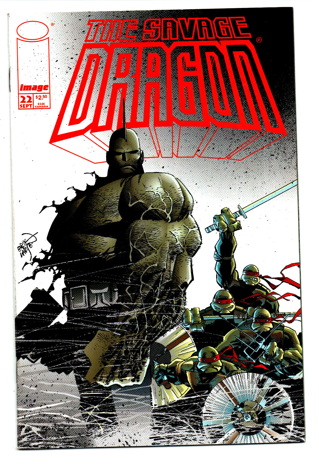 Savage Dragon #22 - Teenage Mutant Ninja Turtles - TMNT - 1995 - (-NM ...