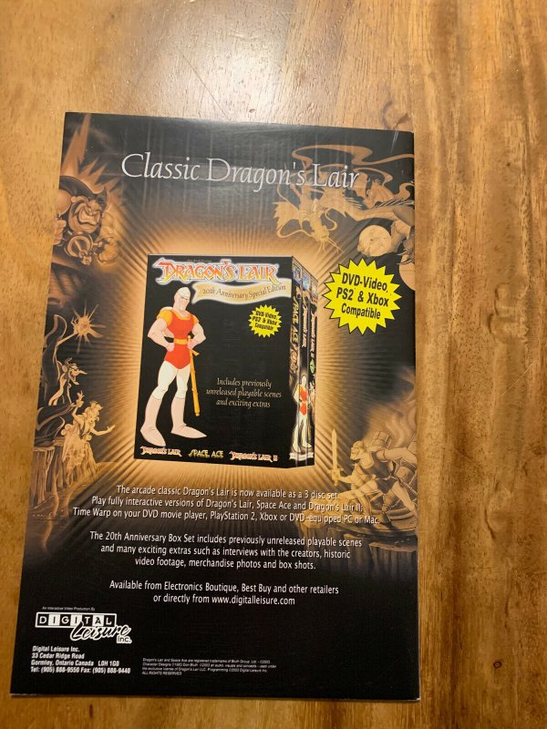 Space ACE 1 & 2, SEE Pics for Grade, 1st Print, DON Bluth / Kirkman ...