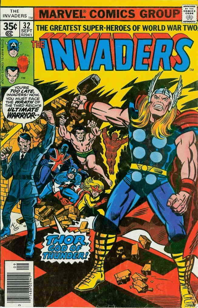 Invaders, The (2nd Series) #32 FN; Marvel | Comic Books - Bronze Age ...