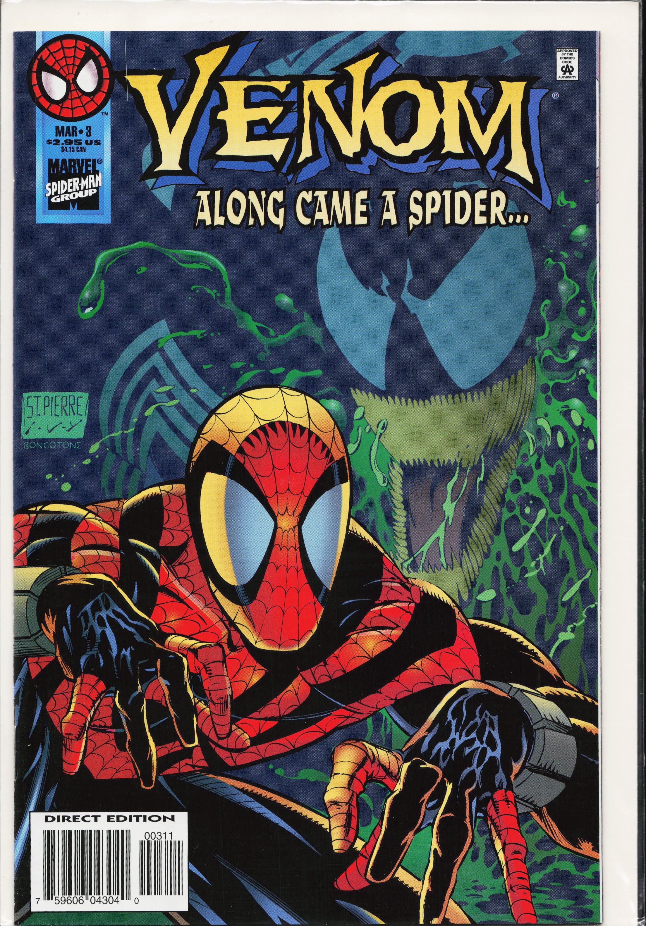 Venom: Along Came A Spider #3 (1996) Venom | Comic Books - Modern Age ...