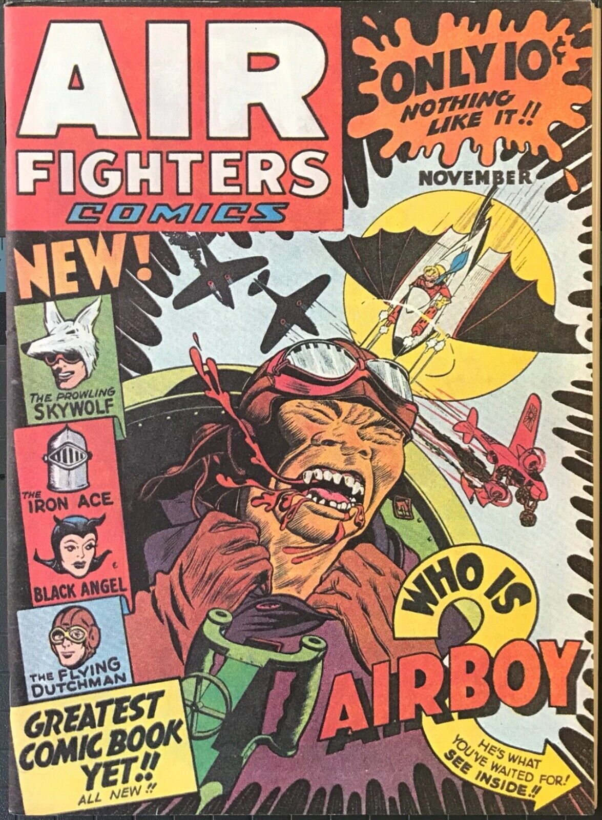 AIR FIGHTERS COMICS 1973 Special Reprint Edition Comic — Airboy Iron ...