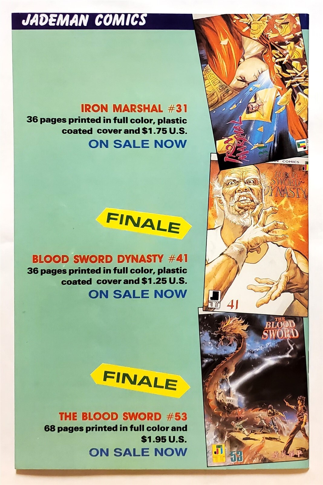 Force of Buddhas Palm, The #54 (Jan 1993, Jademan) 8.0 VF | Comic Books - Modern Age, Superhero ...