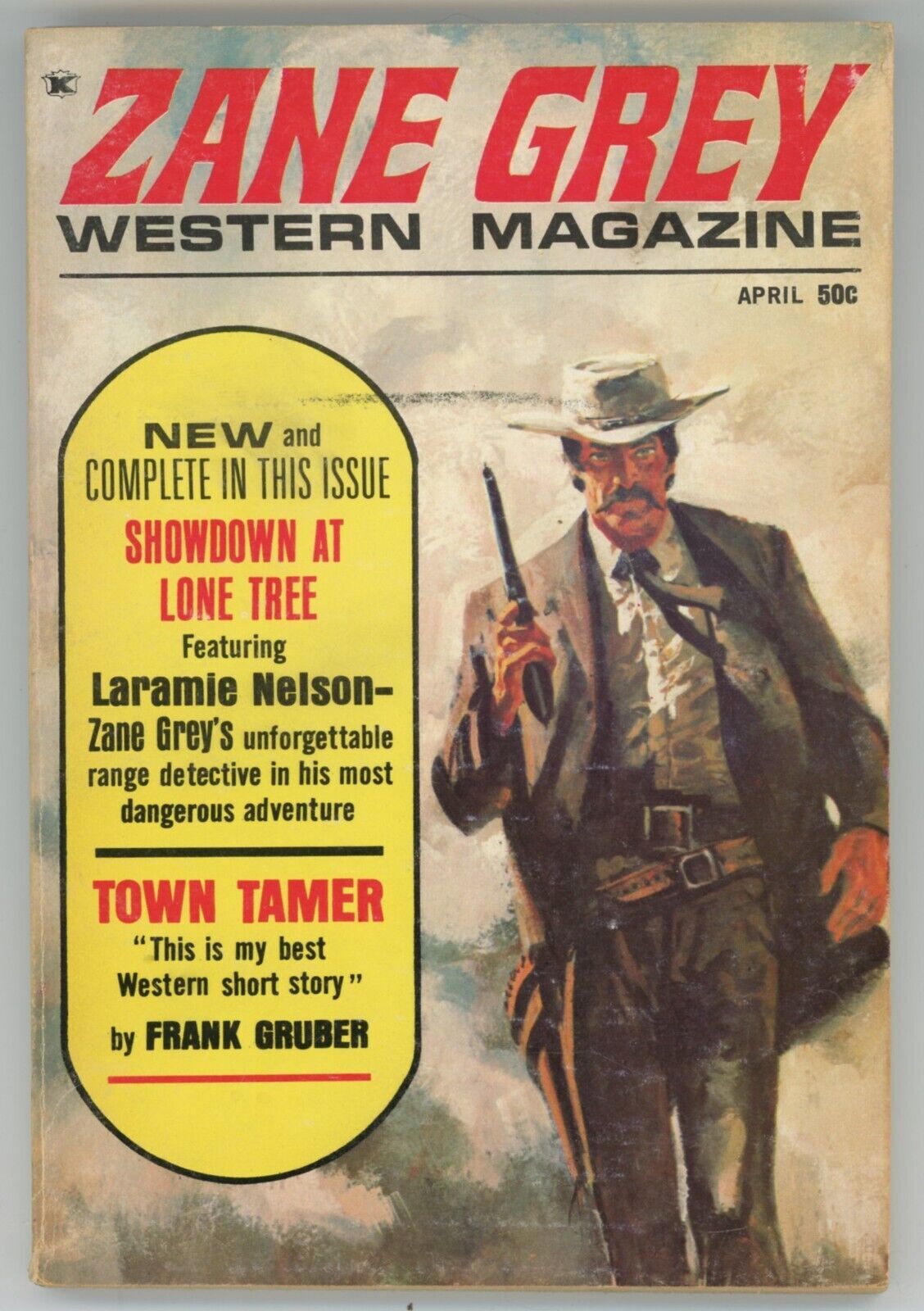 Zane Grey Western Magazine April 1970 Vol. 2 No 1 Laramie Nelson ...