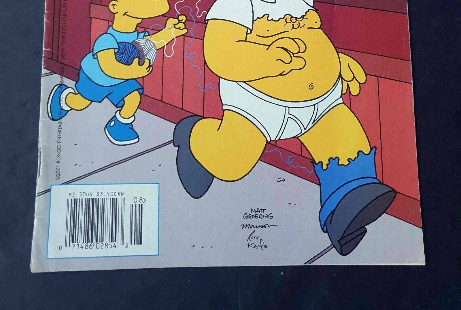 Bart Simpson Comics #5 Bongo Comics 2001 Fn/Vf Newsstand | Comic Books ...