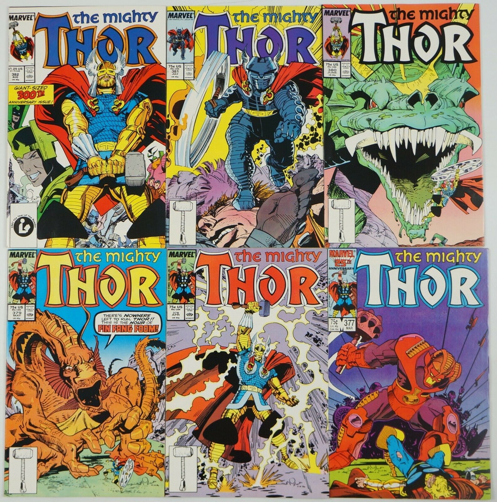 Thor #337-382 VF/NM complete run by Walter Simonson - Beta Ray Bill ...