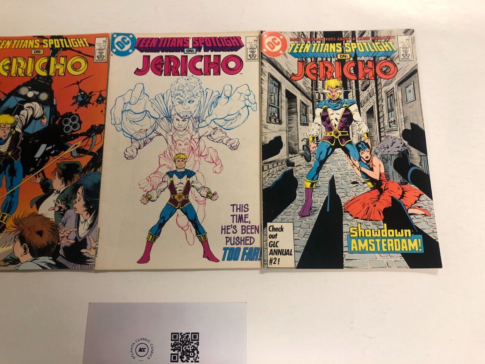3 Teen Titans Spotlight Jericho DC Comics Books #4 5 6 Wolfman 67 JW4 ...