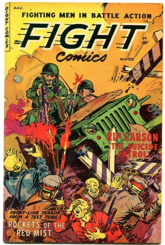 FIGHT COMICS-#84 1952- Fiction House Golden Age War FN | Comic Books ...