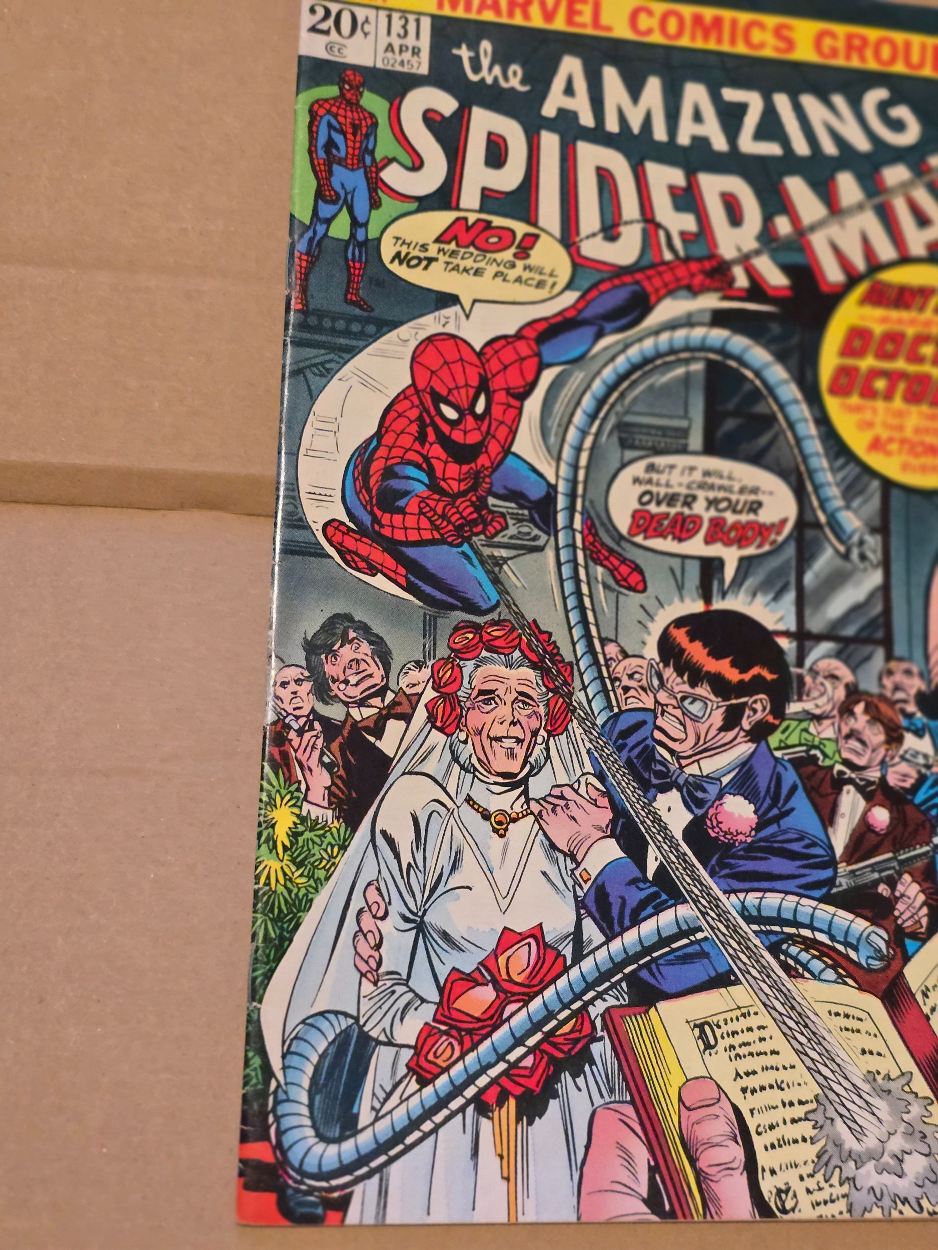 The Amazing Spider-Man #131 The Wedding of Aunt May & Doc Ock | Comic ...