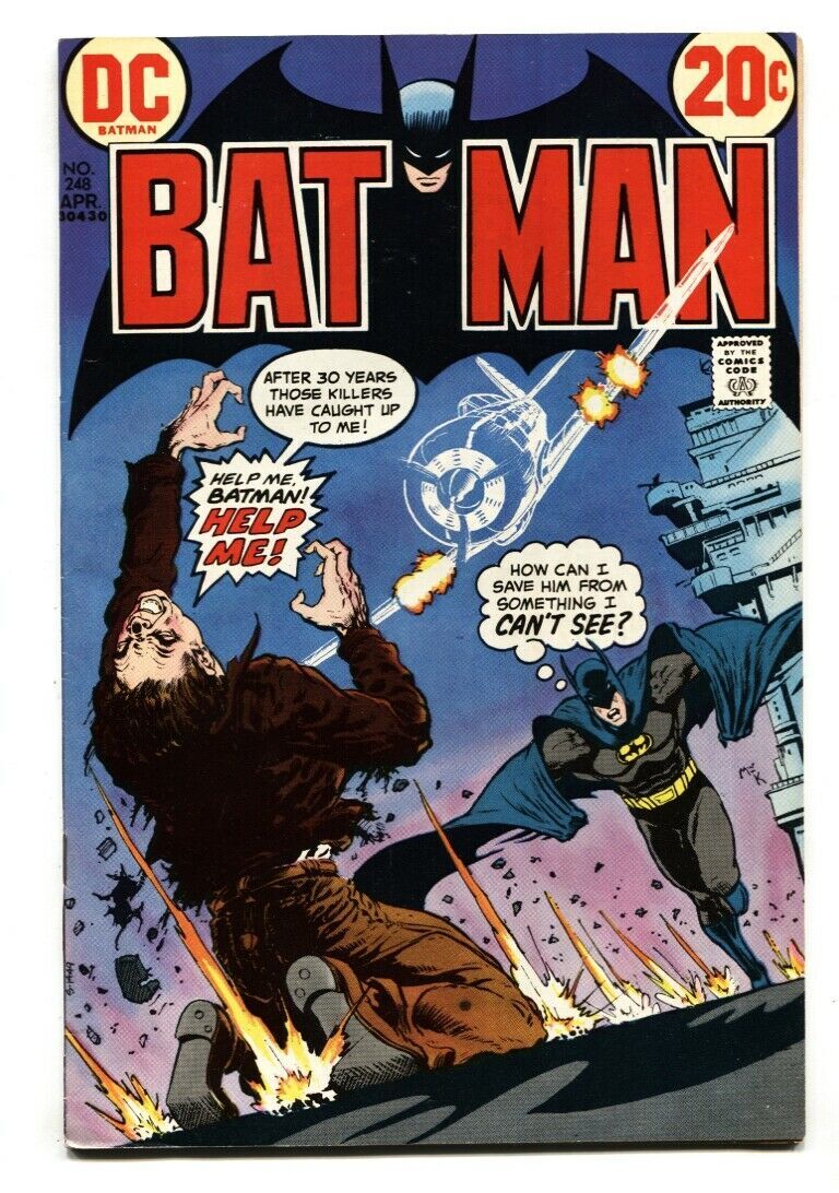 Batman #248 1973-DC-Mike Kaluta cover art-Dick Giordano art-VF | Comic ...
