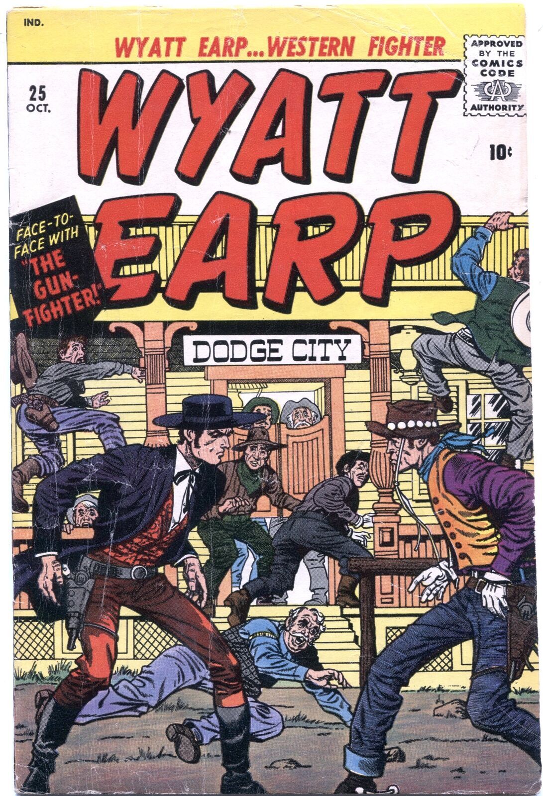Wyatt Earp #25 1959-Jack Kirby-GUNSMOKE KID-Atlas Western VG+ | Comic ...