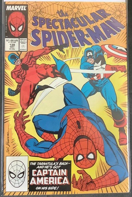 The Spectacular Spider-Man #138 (1988) 1st Full Appearance of Tombstone ...