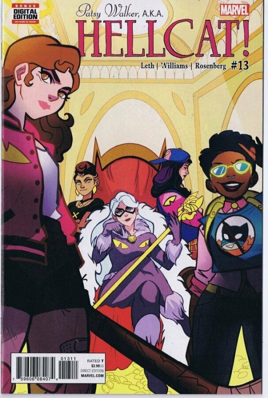 Patsy Walker AKA Hellcat #13 ORIGINAL Vintage 2017 Marvel Comics Black ...