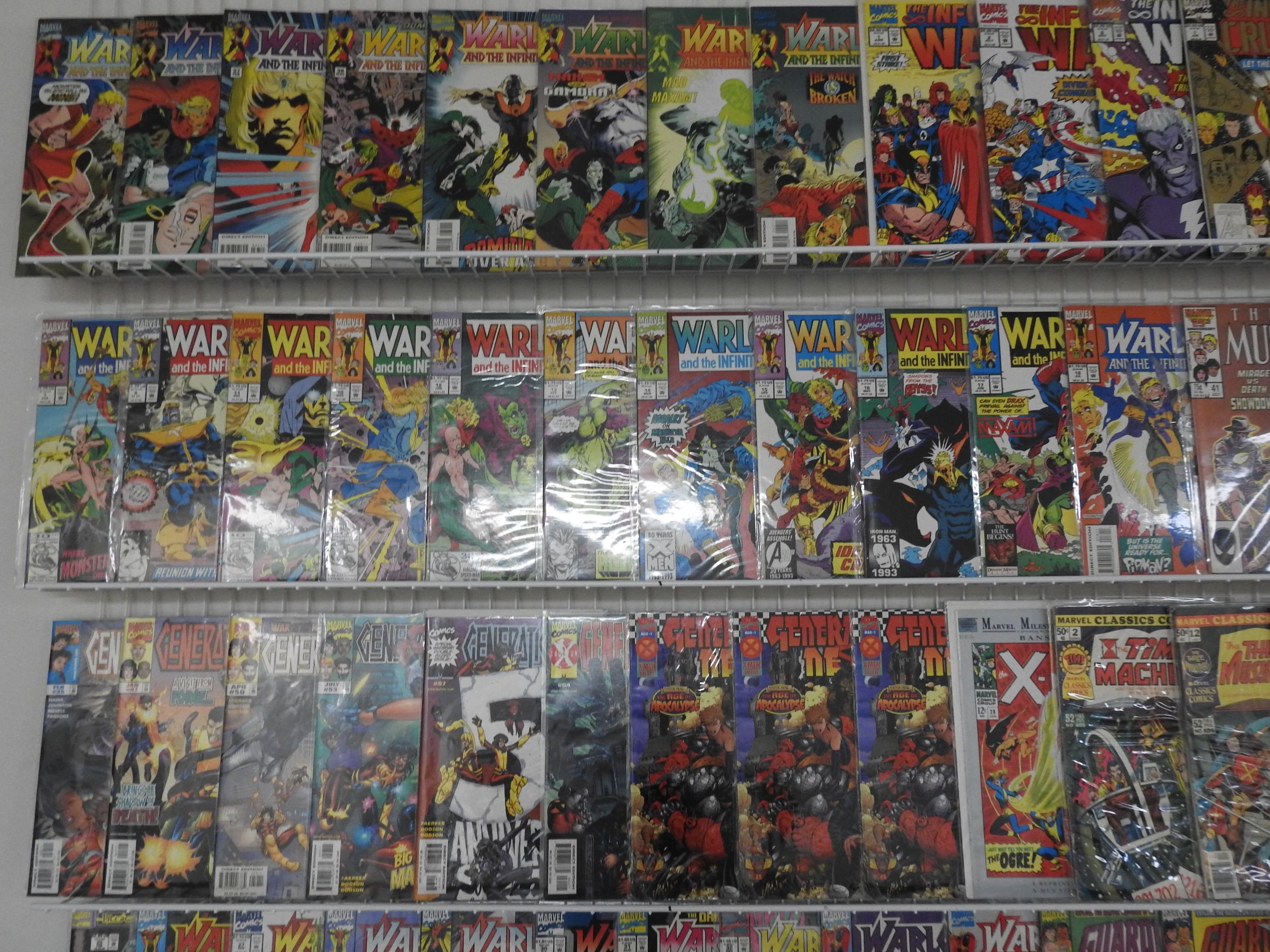 Huge Lot of 160+ Comics W/ GOTG, The New Mutants, Warlock! Avg. FN/VF ...