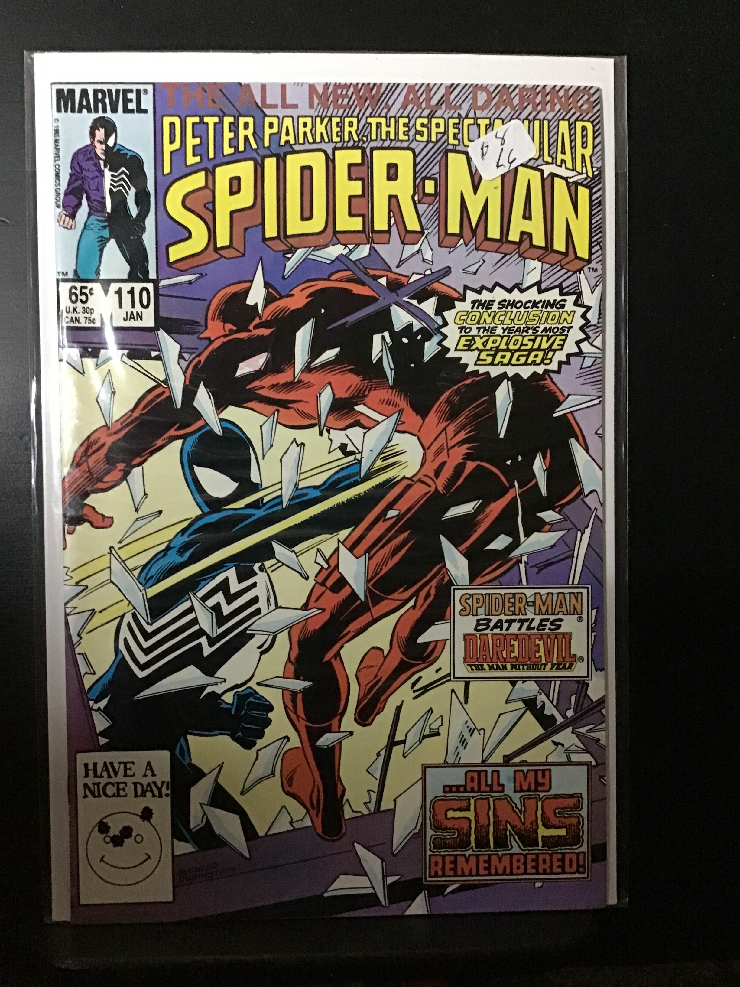 The Spectacular Spider-Man #110 Direct Edition (1986) | Comic Books ...