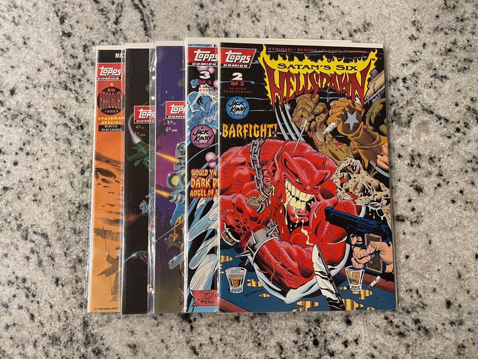 5 Comics Satan's Six Hellspawn 2 3 + Bill Galactic Hero 1 2 + Martian 1 NM RH22 | Comic Books ...