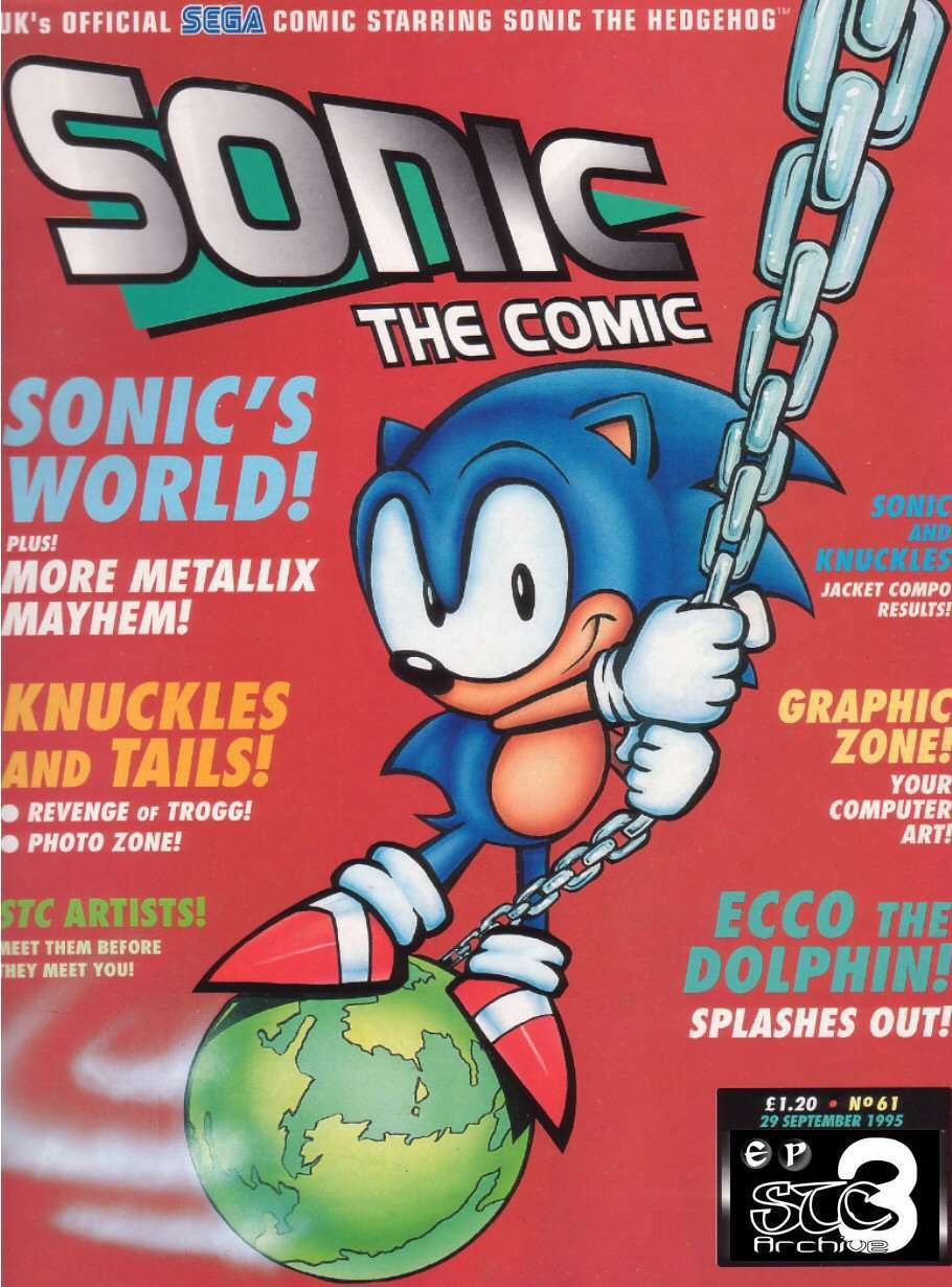 Sonic the Comic #61 VG ; Fleetway Quality | low grade comic Hedgehog ...