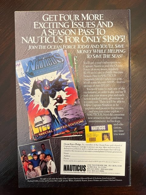 Captain Nauticus And The Ocean Force #1 (1994) - NM | Comic Books ...