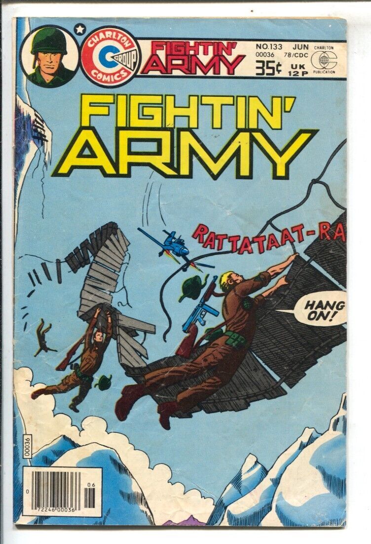 Fightin' Army #133 1978-Charlton-Don Perlin cover & story art-Douglas ...