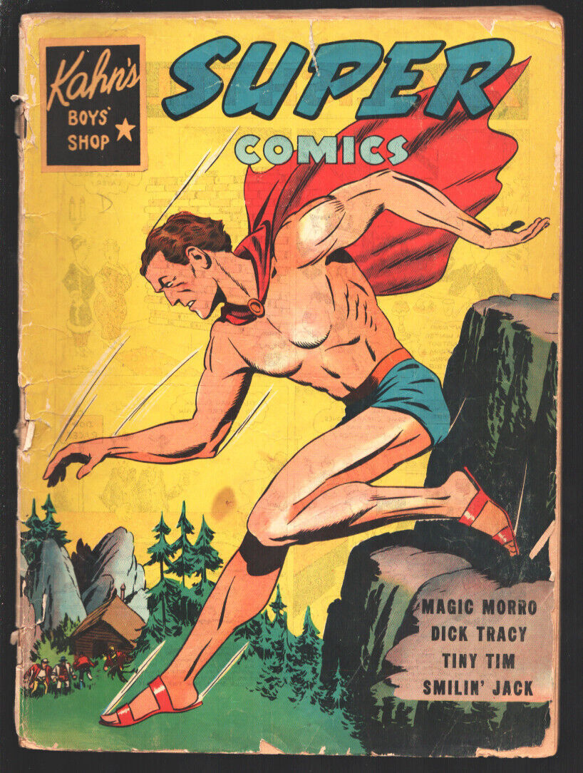 Super #25-1940-Magic Morro super hero cover & story-Dick Tracy-Smilin' Jack-T... | Comic Books ...