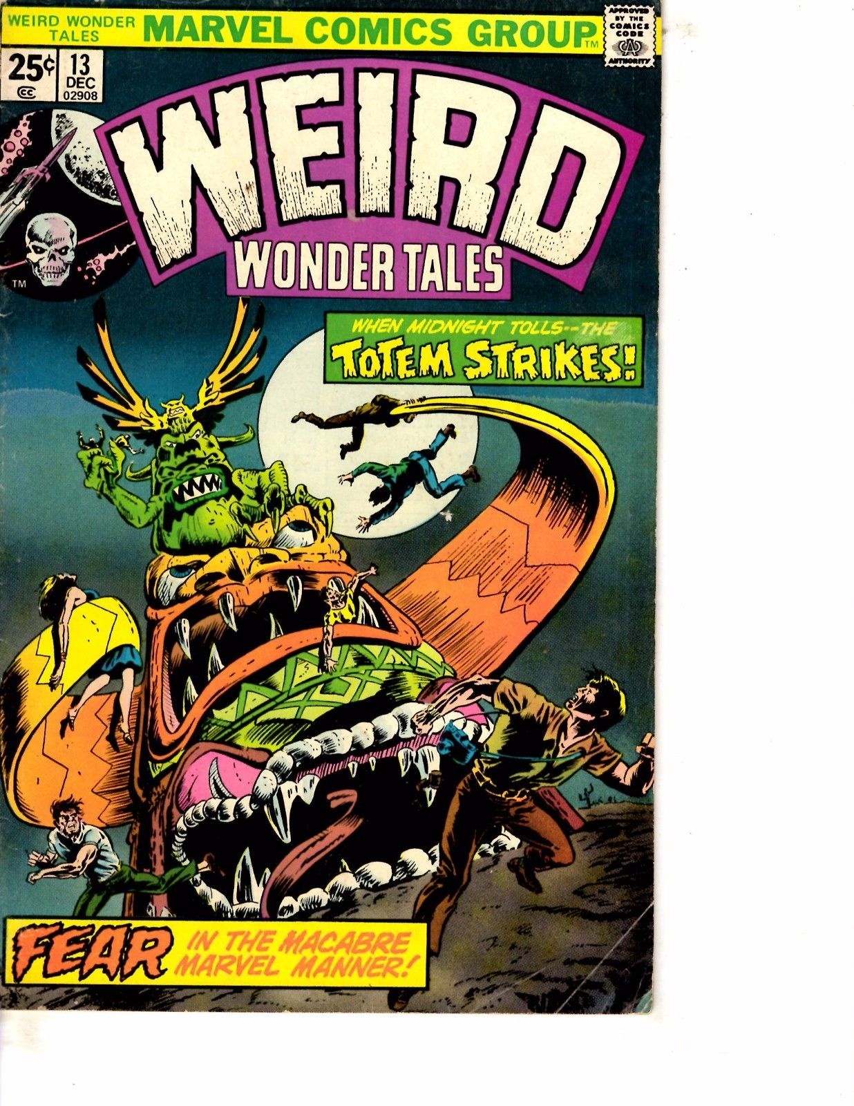 Lot Of 2 Marvel Comic Books Marville #1 and Weird Wonder Tales #13 BH52 ...