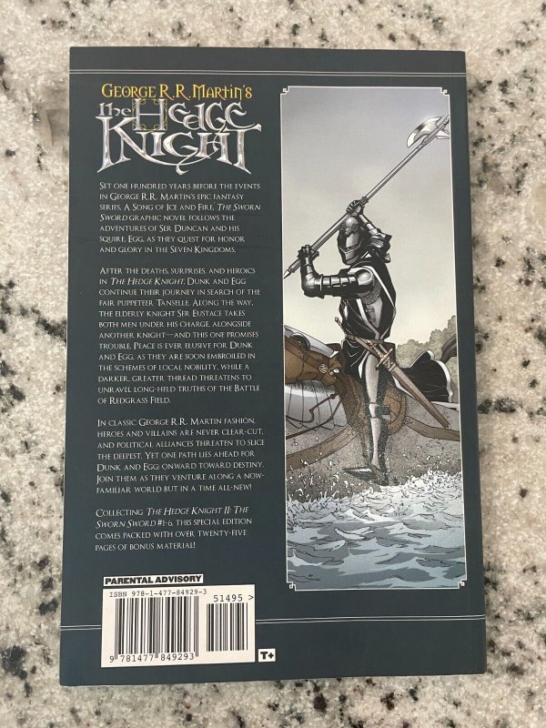 Sworn Sword Hedge Knight Jet City Comics Graphic Novel Book Game ...