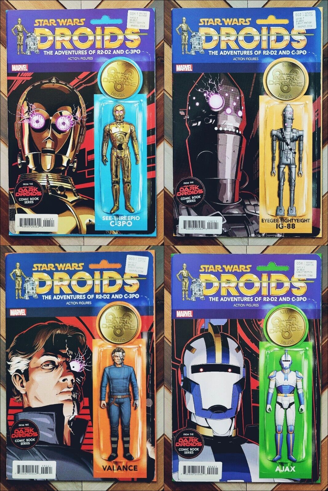 STAR WARS: Dark Droids #1-4 NM (Marvel 2023) COMPLETE Set JTC Action ...