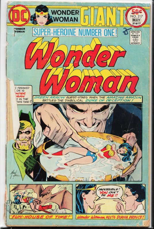Wonder Woman #217 (1975) Wonder Woman | Comic Books - Bronze Age, DC ...