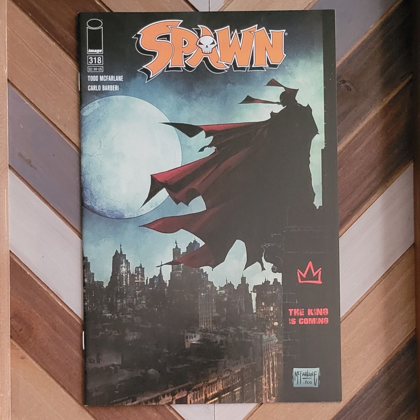 SPAWN #318 NM (Image 2021) "The King is Coming" (from Todd McFarlane ...