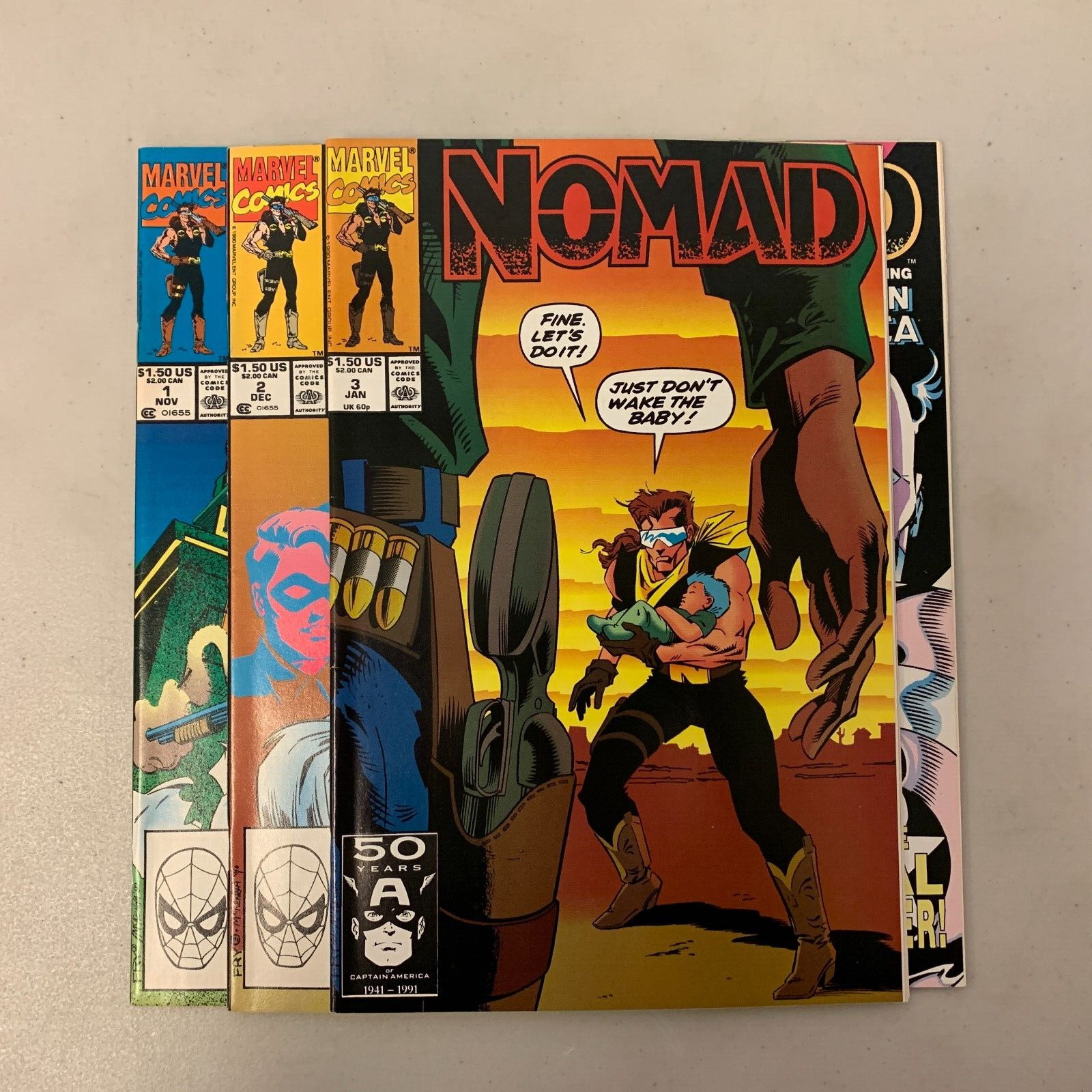 Nomad #1-4 Set (Marvel 1990) 1 2 3 4 Fabian Nicieza (8.5+) | Comic ...