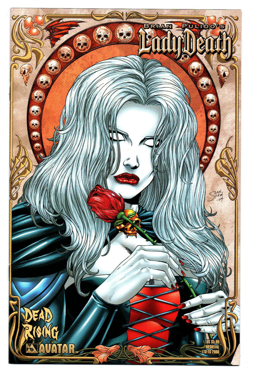 Lady Death Dead Rising Medieval Limited Variant - Avatar - 2004 - NM ...