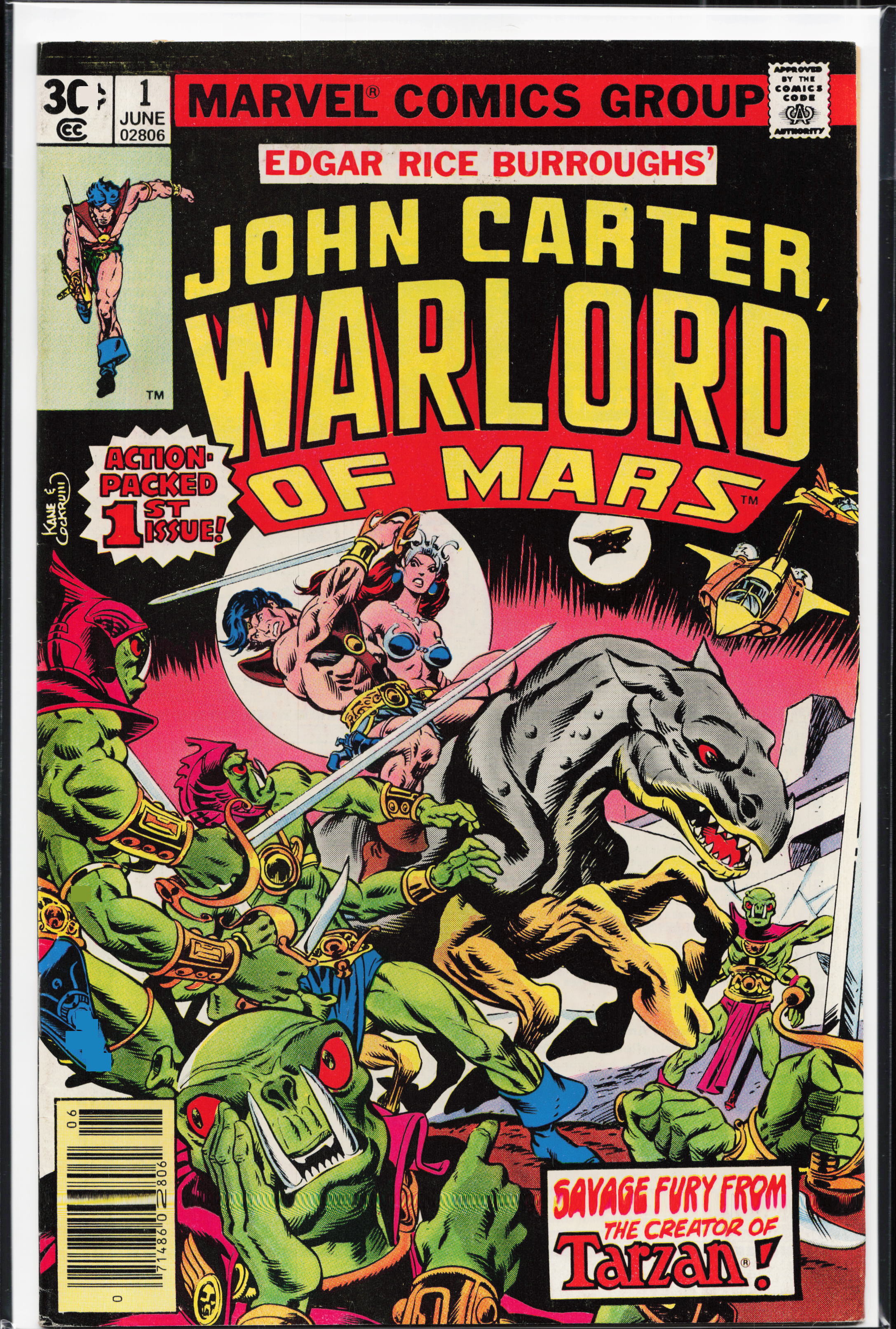 John Carter Warlord of Mars #1 (1977) John Carter Warlord of Mars [Key Issue] | Comic Books ...