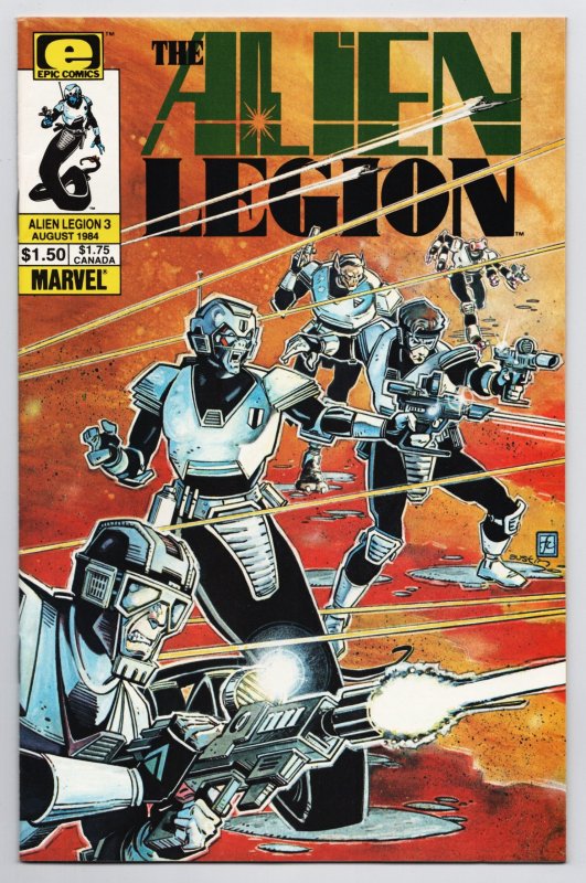 Alien Legion #3 | 1st App Commander Glaive (Epic/Marvel, 1984) FN/VF ...