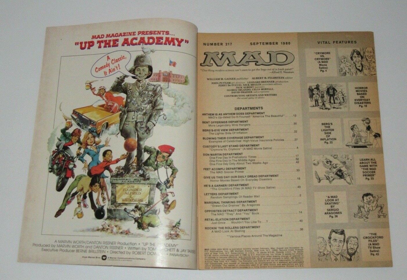 Mad Magazine #217 Vote September 1980 EC Publications VF | Comic ...