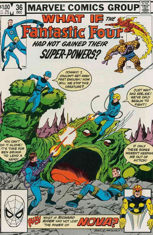 What If ? (Vol. 1) #36 FN ; Marvel | Fantastic Four John Byrne | Comic ...