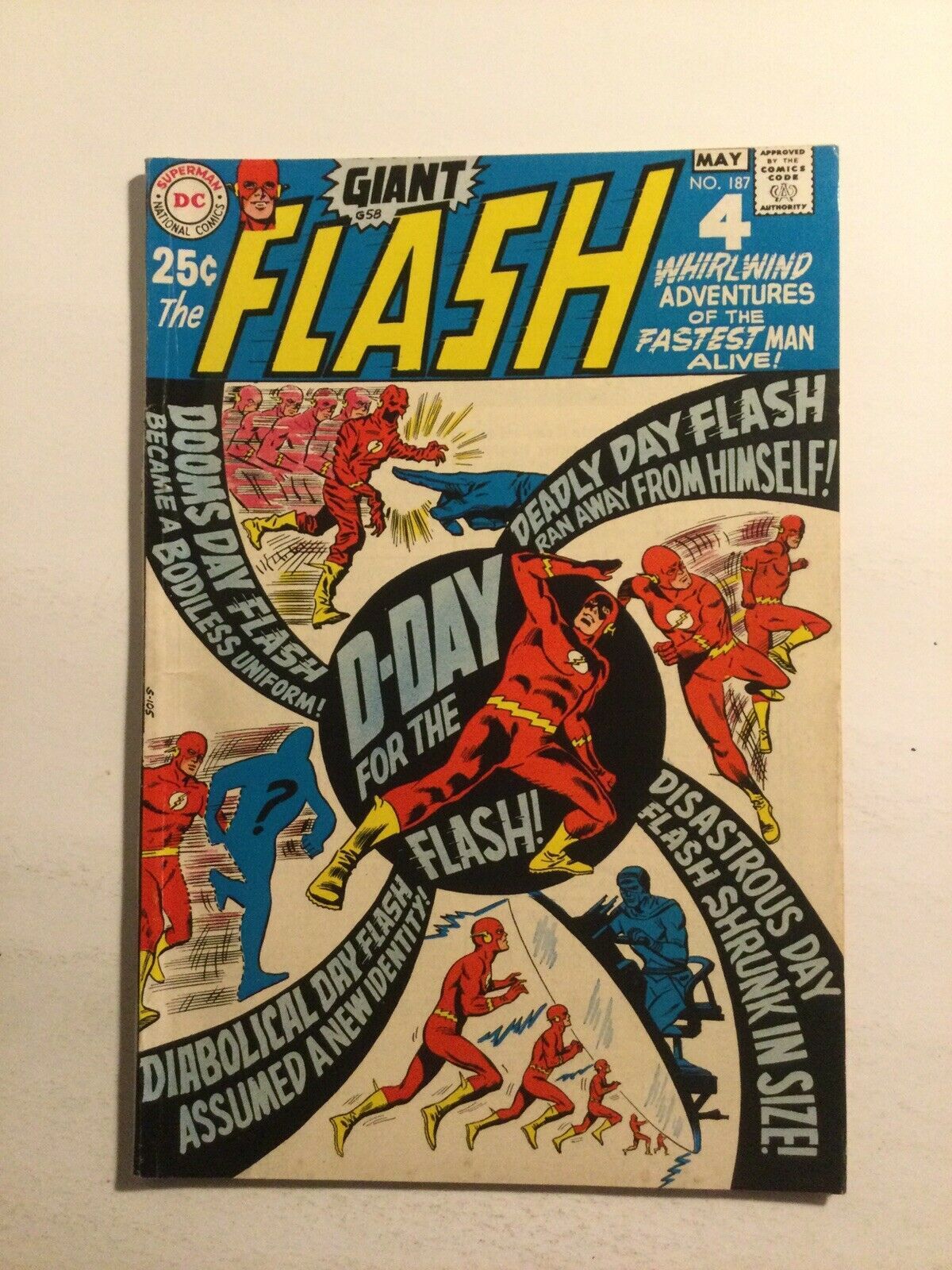 Giant Flash 187 Very fine- vf- 7.5 Dc Comics | Comic Books - Silver Age ...