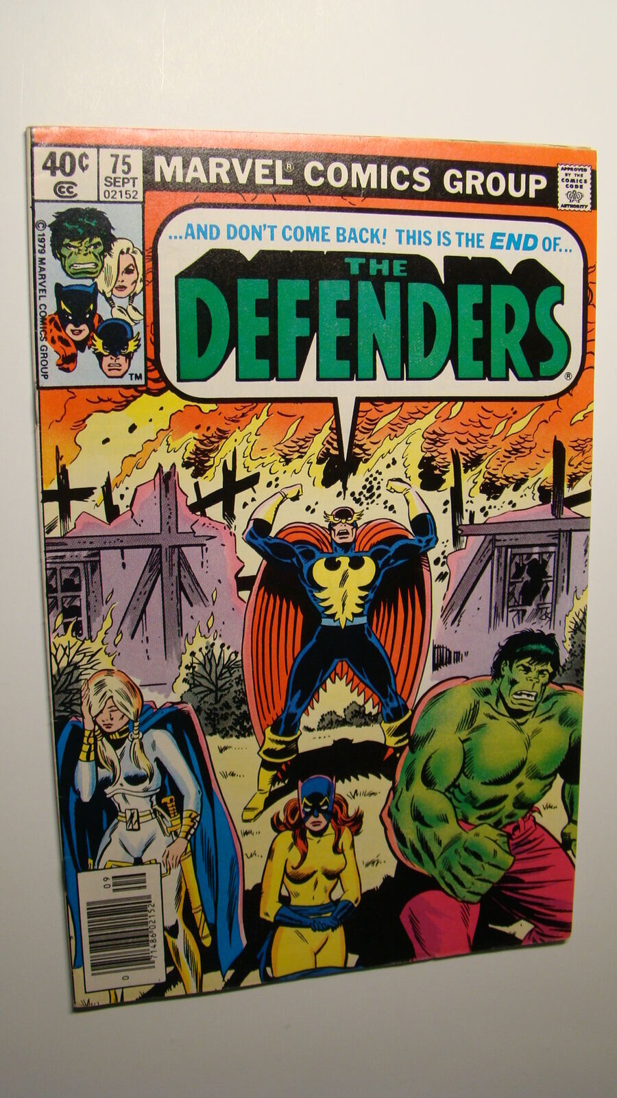 Defenders 75 *High Grade* Hellcat Hulk Nighthawk Valkyrie Trimpe ART ...