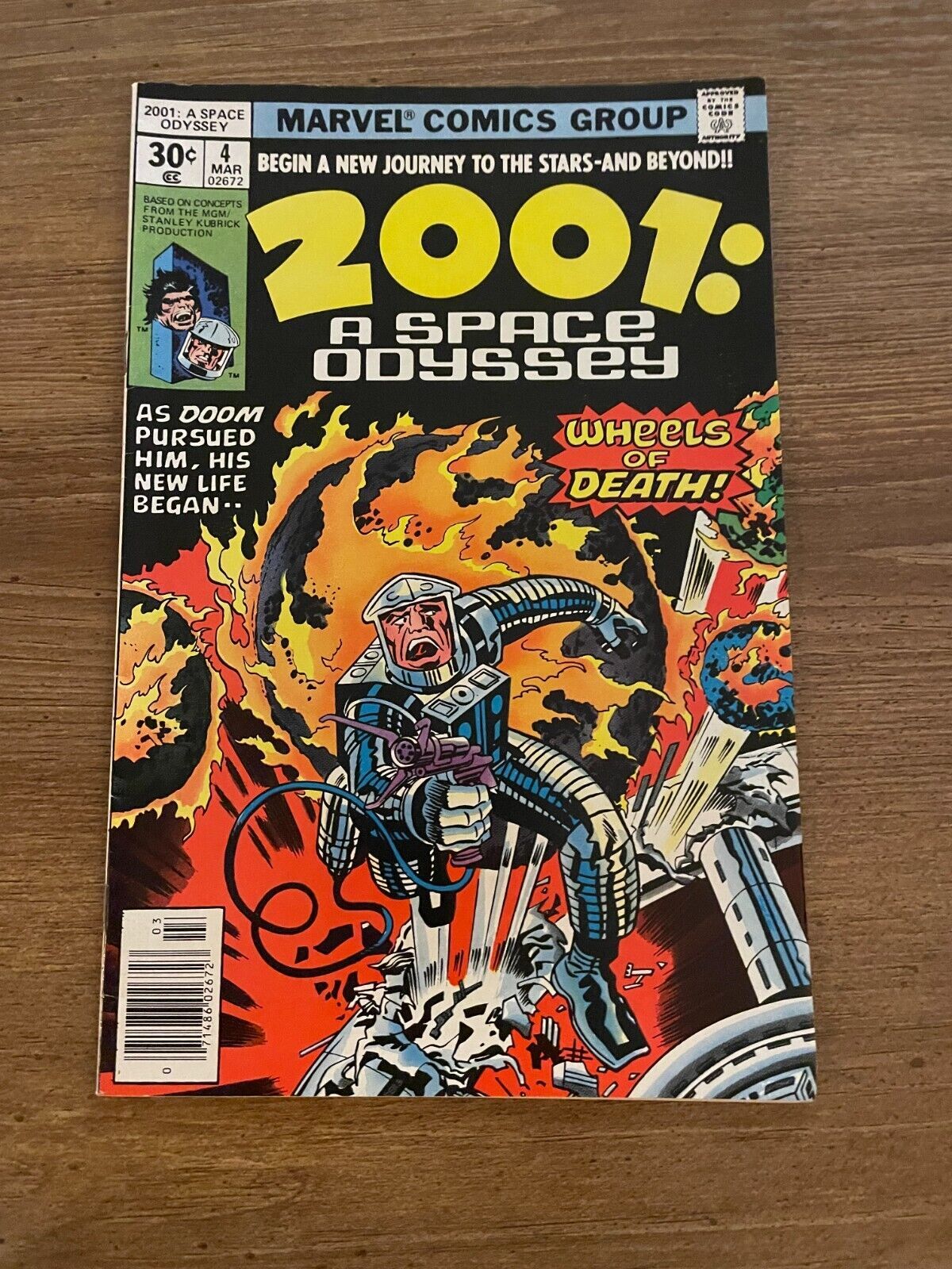 2001 A Space Odyssey # 4 NM- Marvel Comic Book Jack Kirby TV Show ...