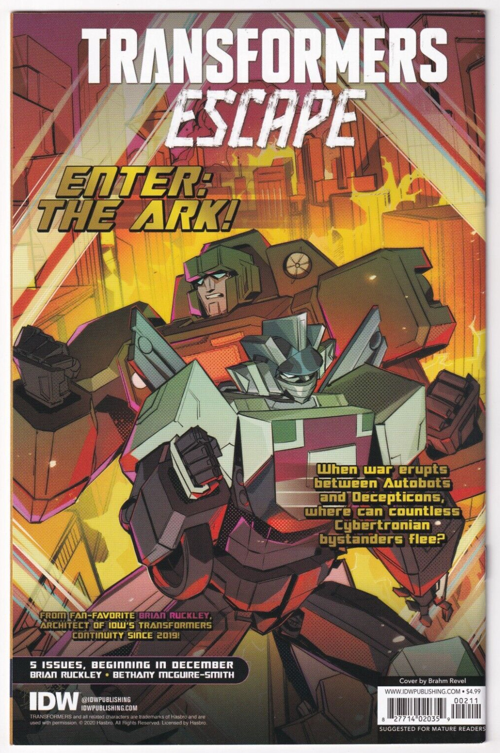 Teenage Mutant Ninja Turtles Jennika II #2 A December 2020 IDW Brahm ...