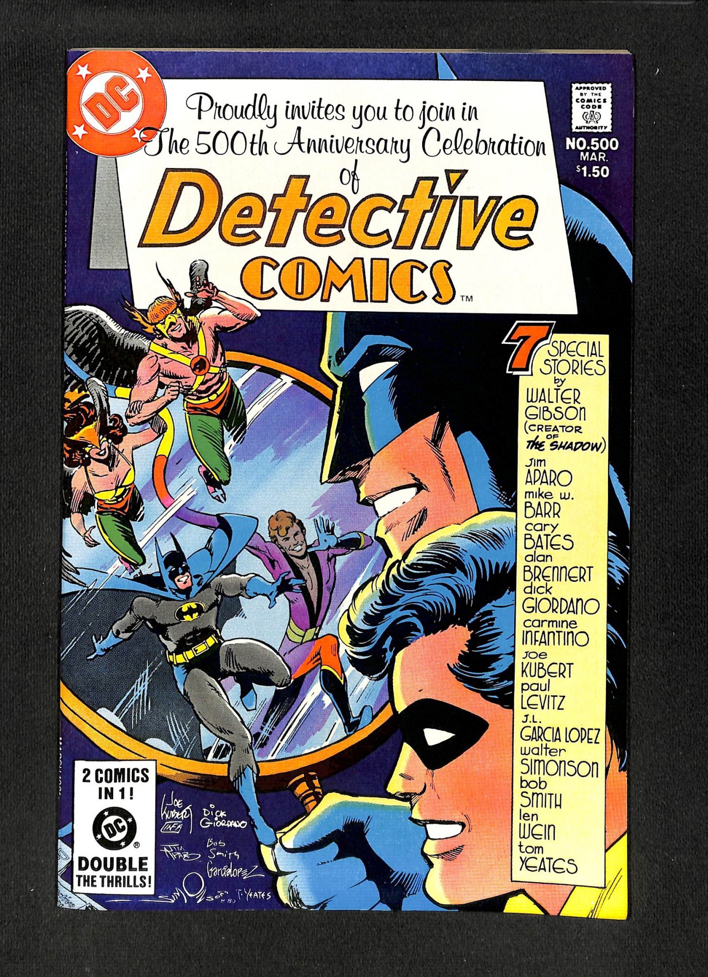 Detective Comics (1937) #500 Batman's 500th Anniversary Celebration ...
