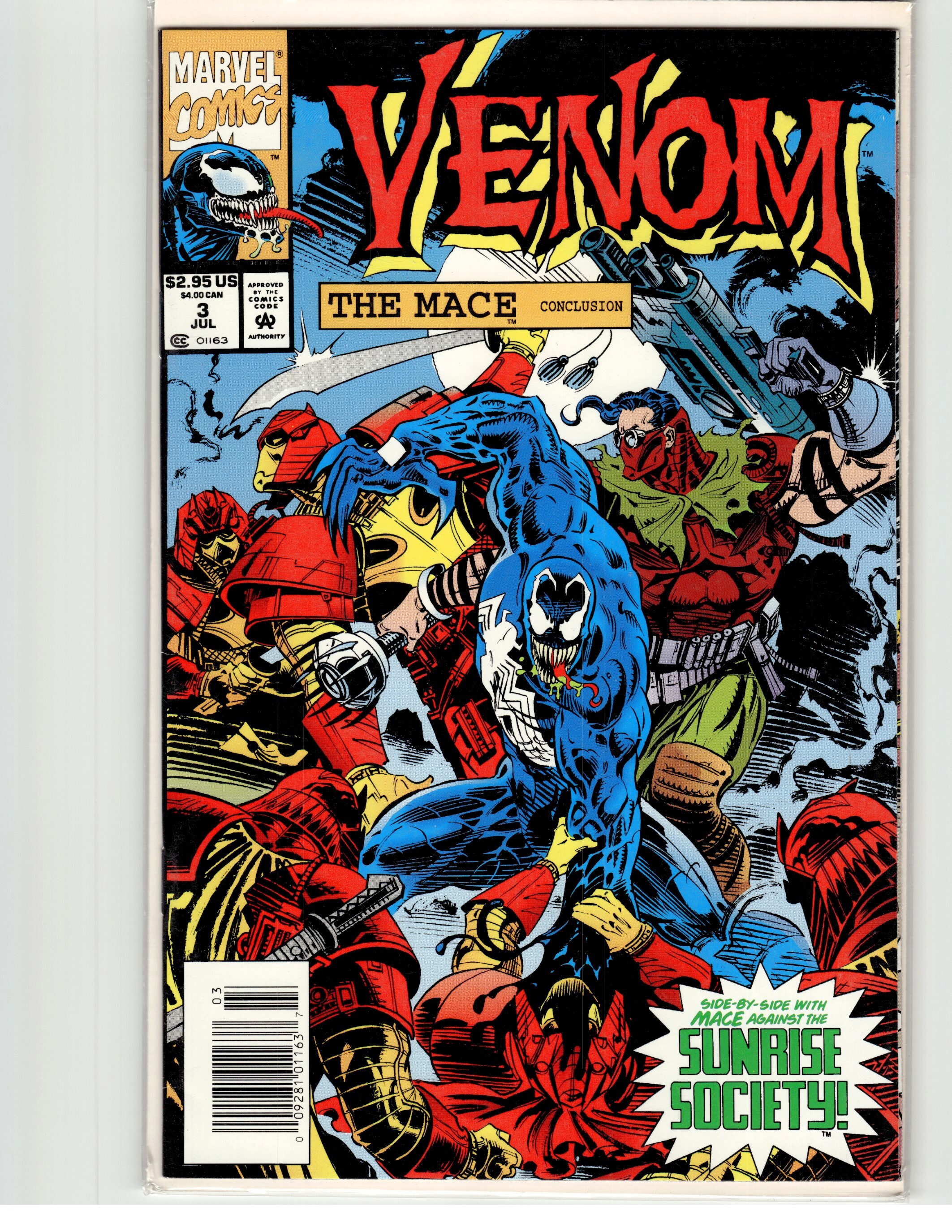 Venom: The Mace #3 (1994) Venom | Comic Books - Modern Age, Marvel ...