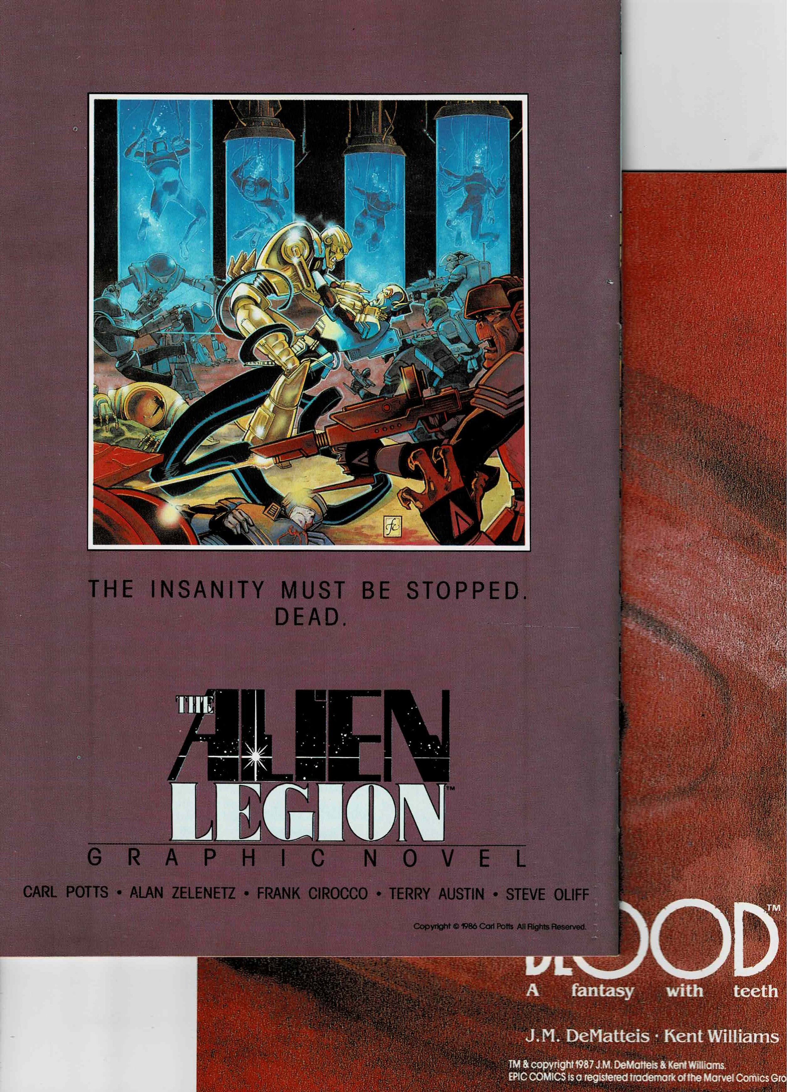 Alien Legion #18 & #19 (1987) A Fat Mouse BOGO! (Shipped as 1) Read ...