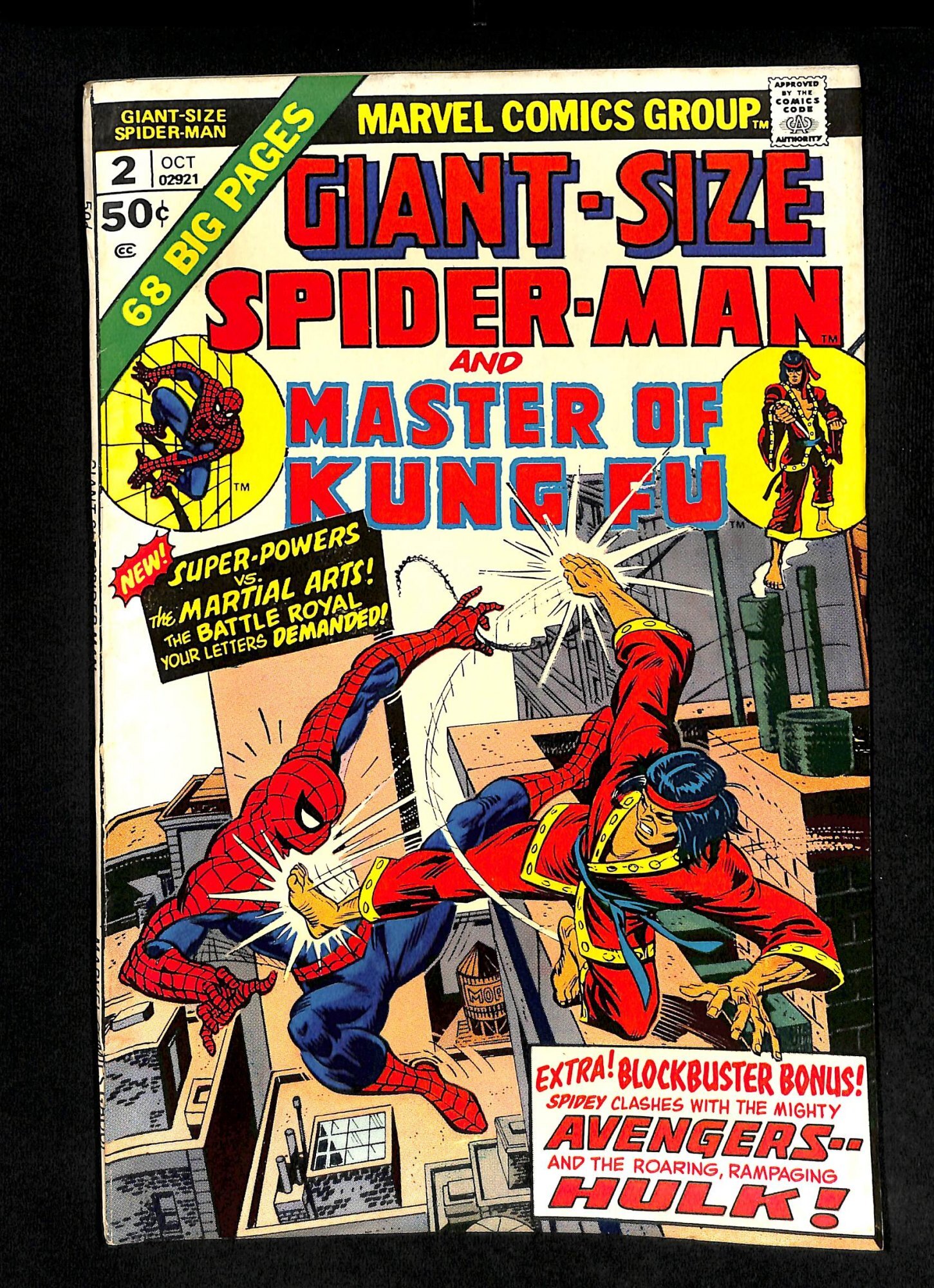 Giant-Size Spider-Man #2 Master of Kung Fu! | Full Runs & Sets, Marvel ...