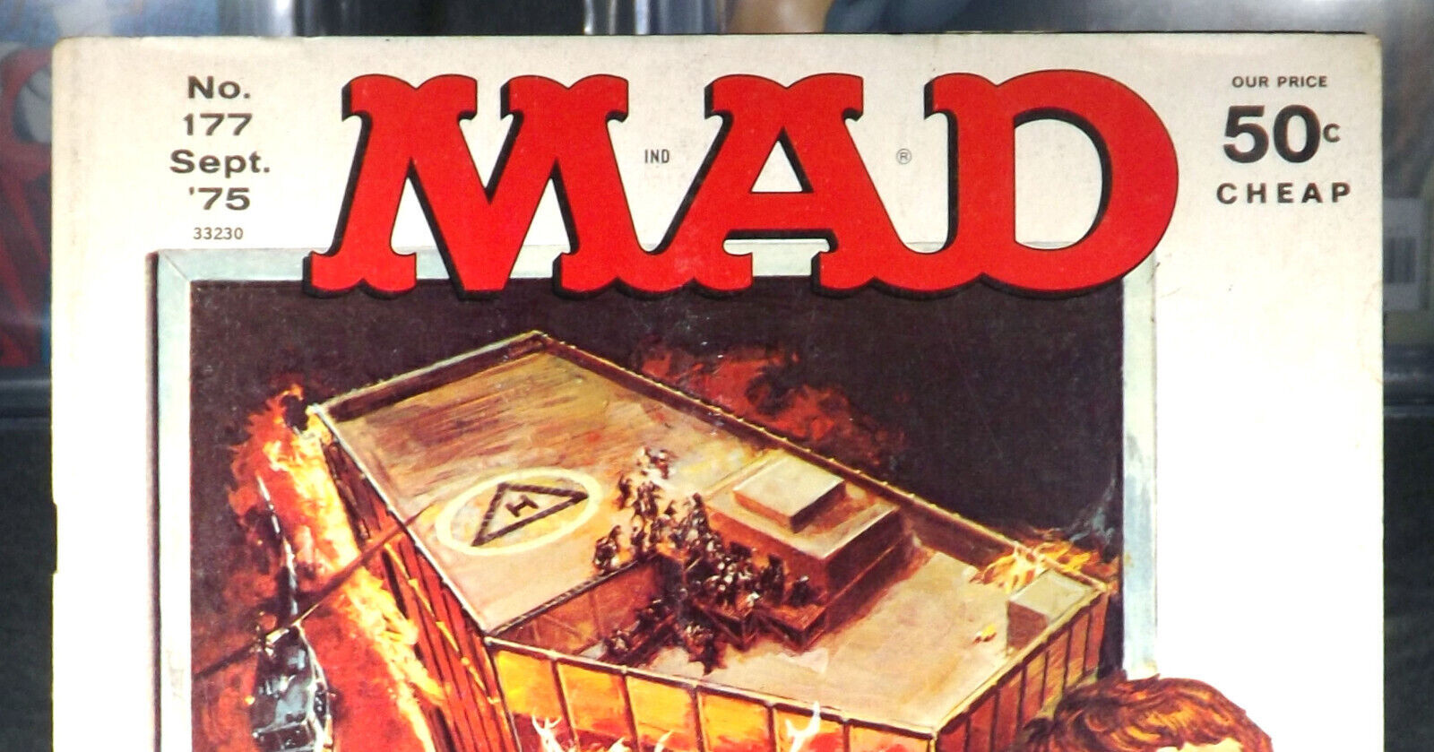 MAD MAGAZINE #177 FN September 1975 EC Comics Towering Inferno Super ...