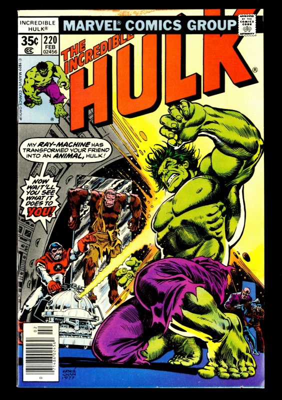 Incredible Hulk (1962) #220 VF+ 8.5 | Comic Books - Bronze Age, Marvel ...