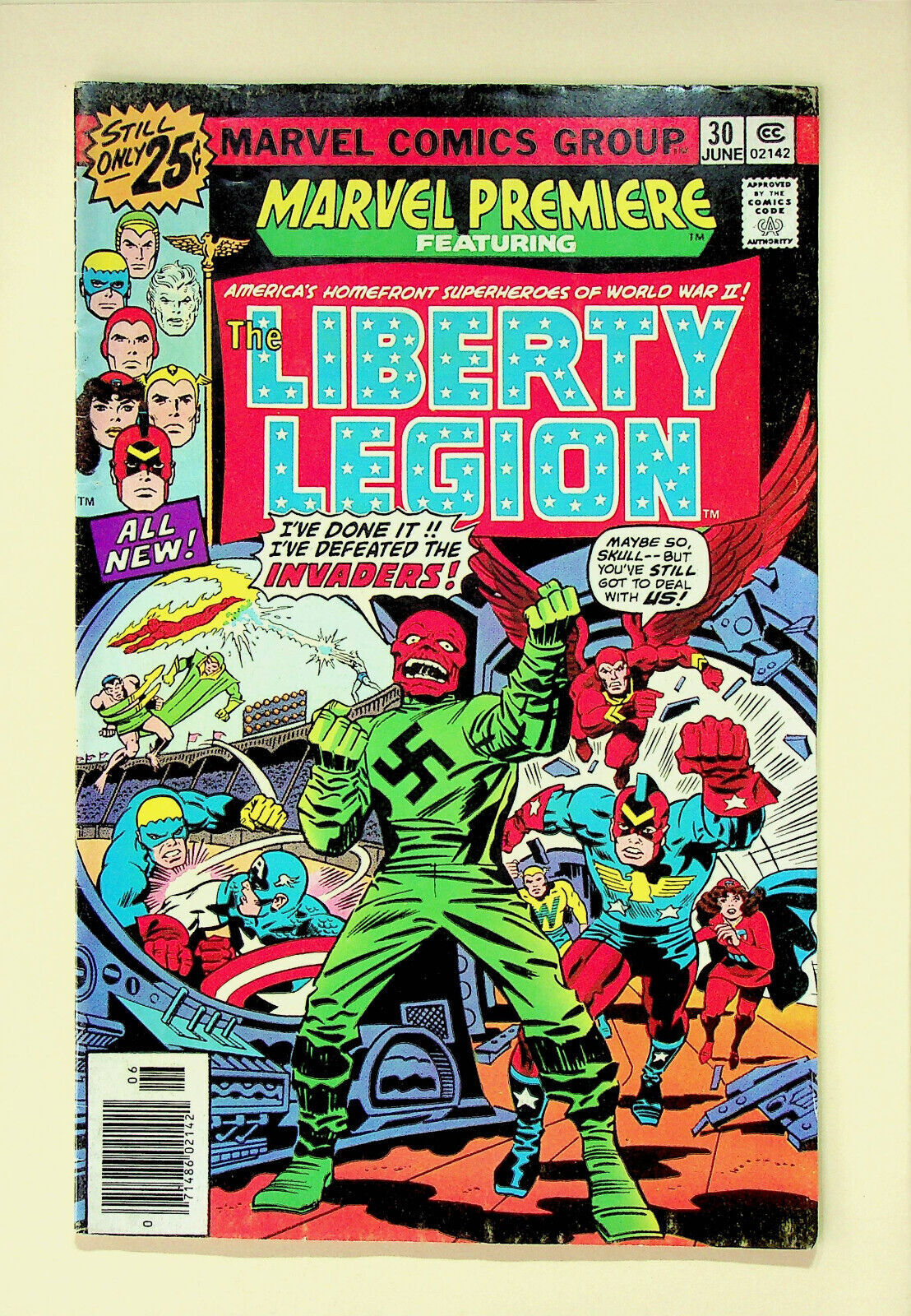 Marvel Premiere #30 - Liberty Legion (Jun 1976, Marvel) - Good+ | Comic ...