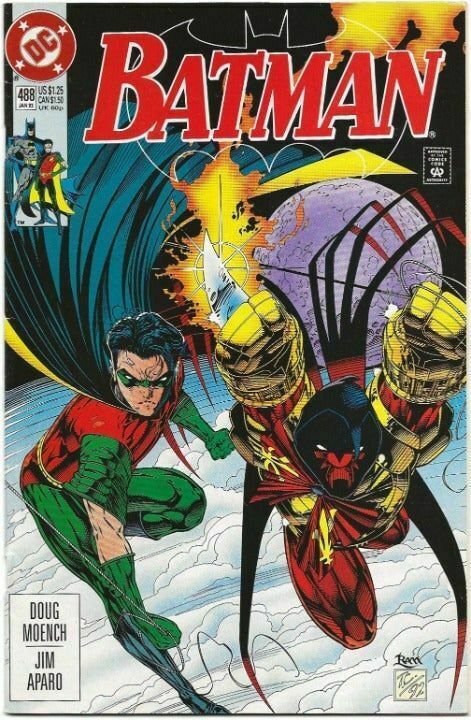 Batman #488 (1993) Vintage PRELUDE TO KNIGHTFALL w Azrael and Robin ...